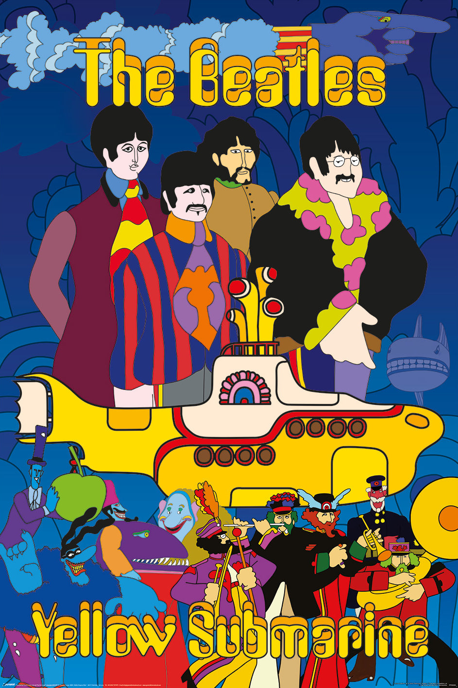 The Beatles Yellow Submarine Maxi Poster Grindstore the-beatles-yellow-submarine-maxi-poster-grindstore