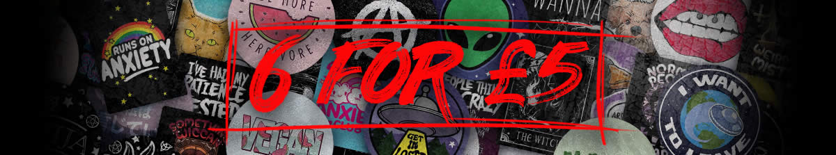 6 Sticker Sets For £5 Special Offer - Buy Online at Grindstore - UK ...