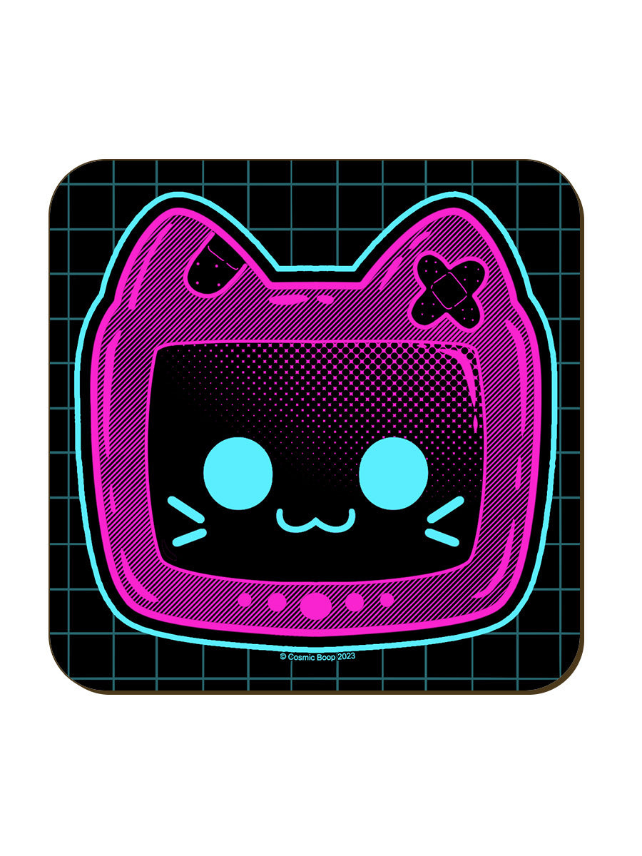Cosmic Boop Pixel Kitty Coaster – Grindstore