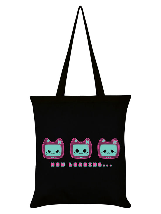 Cosmic Boop Now Loading Black Tote Bag
