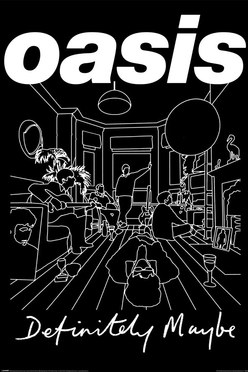 Oasis Definitely Maybe Art Maxi Poster Oasis Definitely Maybe Art Maxi Poster