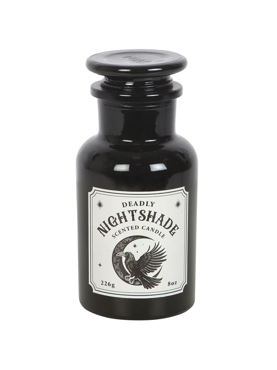 Mystic Raven Deadly Nightshade Apothecary Candle