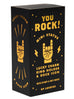 You Rock! Gold Hand Ornament